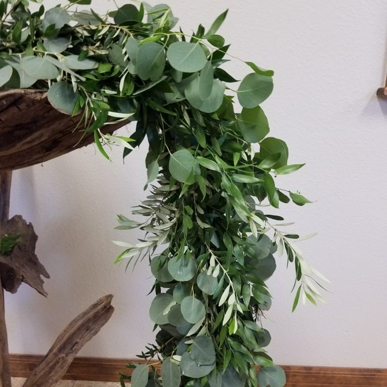 Eucalyptus, Italian Ruscus & Olive Garlands - Alpha Fern